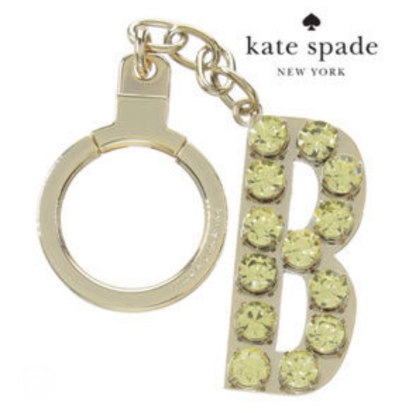 kate spade | Accessories | Kate Spade Key Chain Bag Charm Crystal ...